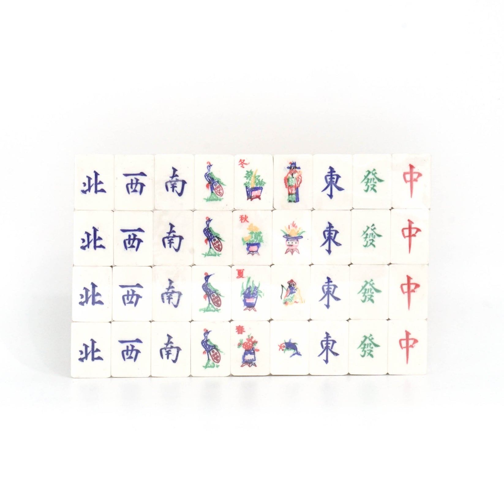 Ox-bone Bamboo Hand-crafted Mahjong Set – Glocal Mahjong